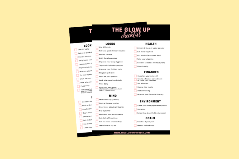 Homepage - The Glow Up Project
